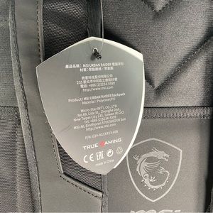 MSI | Bags | Msi Urban Raider Gaming Backpack Unisex Black Red Dragon ...